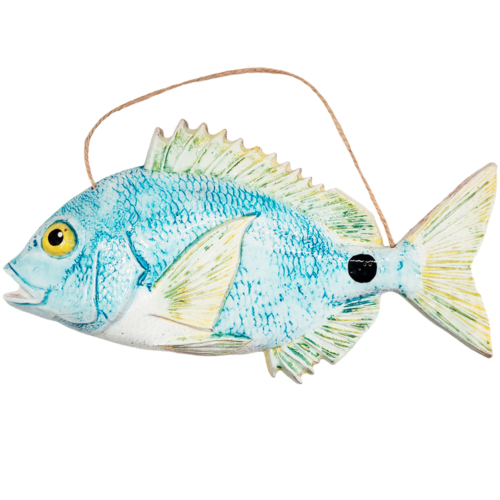 Керамическое панно на стену "Морской карась"