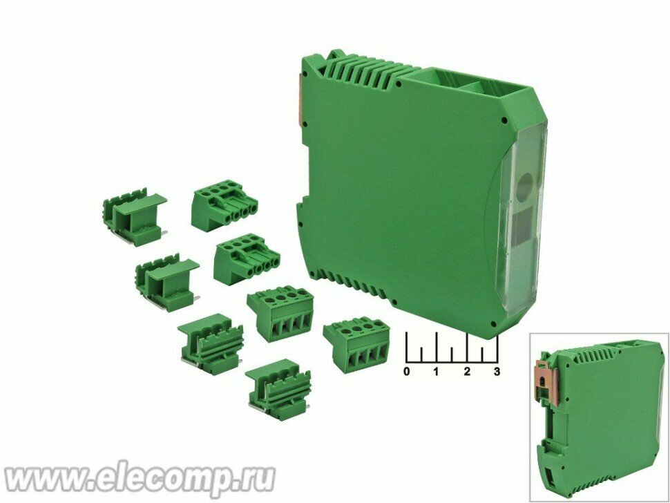 Корпус BOX 111*99*24 TC-1503 на DIN-рейку + клеммники