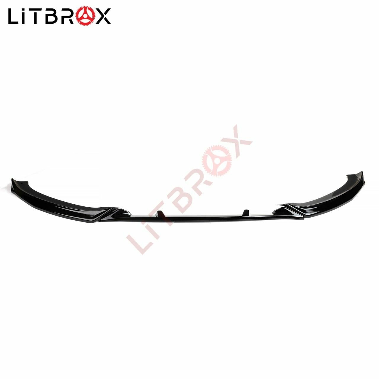 Сплиттер / Юбка переднего бампера "барс" (Глянец) ВАЗ LADA Vesta/Веста, Vesta NG/Веста NG