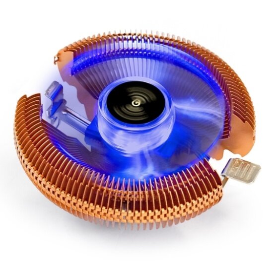 Кулер для процессора Exegate Wizard EE91-Cu. BLUE (EX286153RUS)