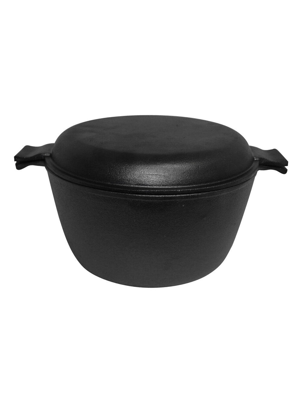 Кастрюля чугунная cc-20/30 с крышкой-сковородой d20 см, Мallony