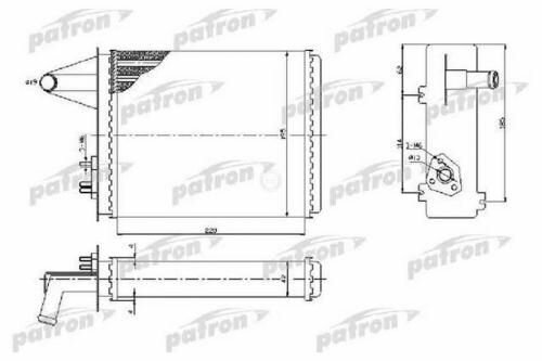 Теплообменник отопление салона Patron PRS2093