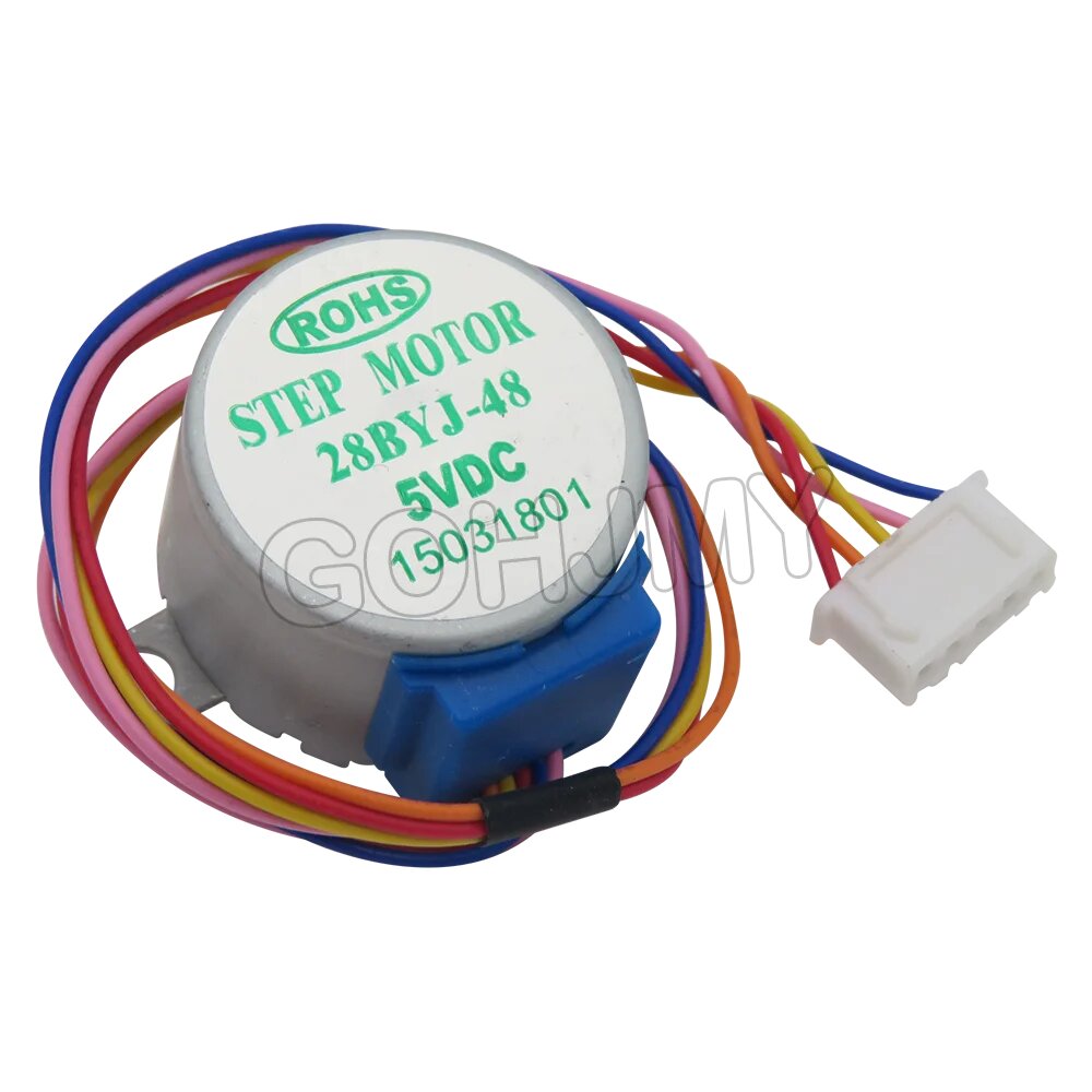 Шаговый двигатель 28BYJ-48 5VDC GOHJMY с драйвером ULN2003