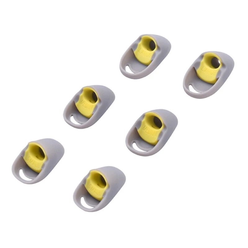 Силиконовые амбушюры для наушников HyperX Cloud, 3 пары Yellow