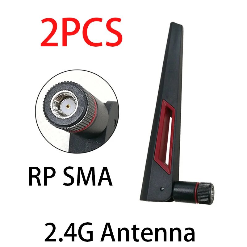 GRANDWISDOM 2.4ГГц 5.8ГГц двухдиапазонная Wi-Fi антенна 8 дБи 2pcs female