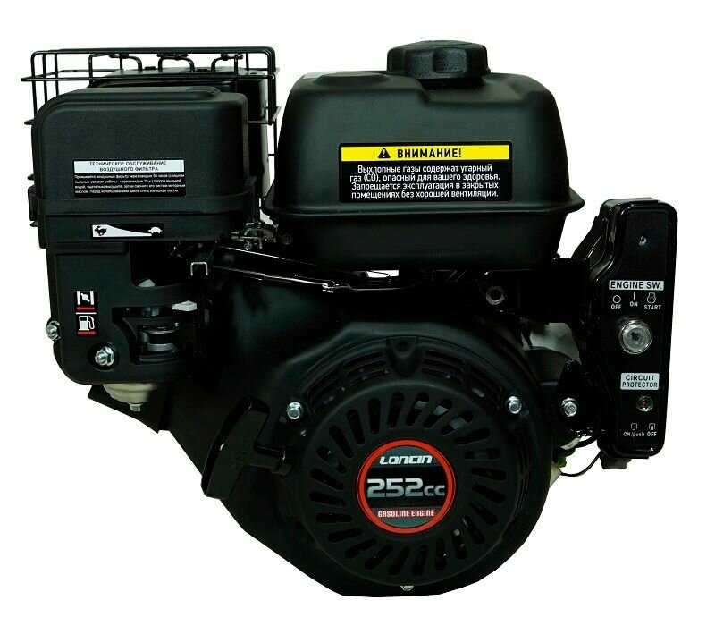 Двигатель Loncin LC175FD-2 (B18 type) D20 5А 8.5л. с.(горизонтальный вал, 20мм)