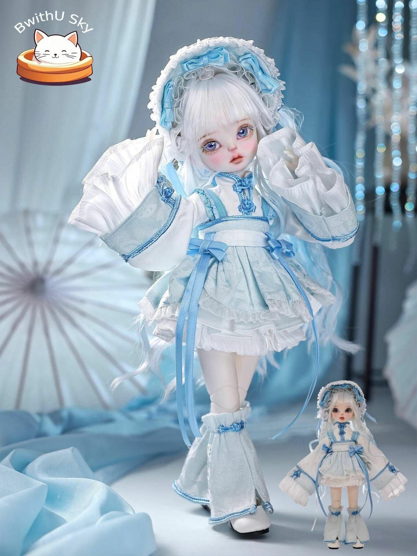 BwithU 1/6 Corey BJD Милые куклы для девочек в неокитайском стиле с шариковыми шарнирами