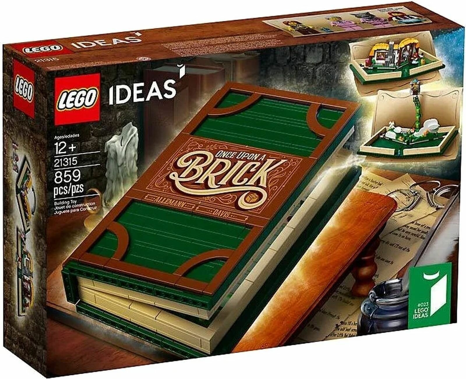 Конструктор LEGO Ideas Раскрывающаяся книга со сказками, 859 деталей, 12+, 21315