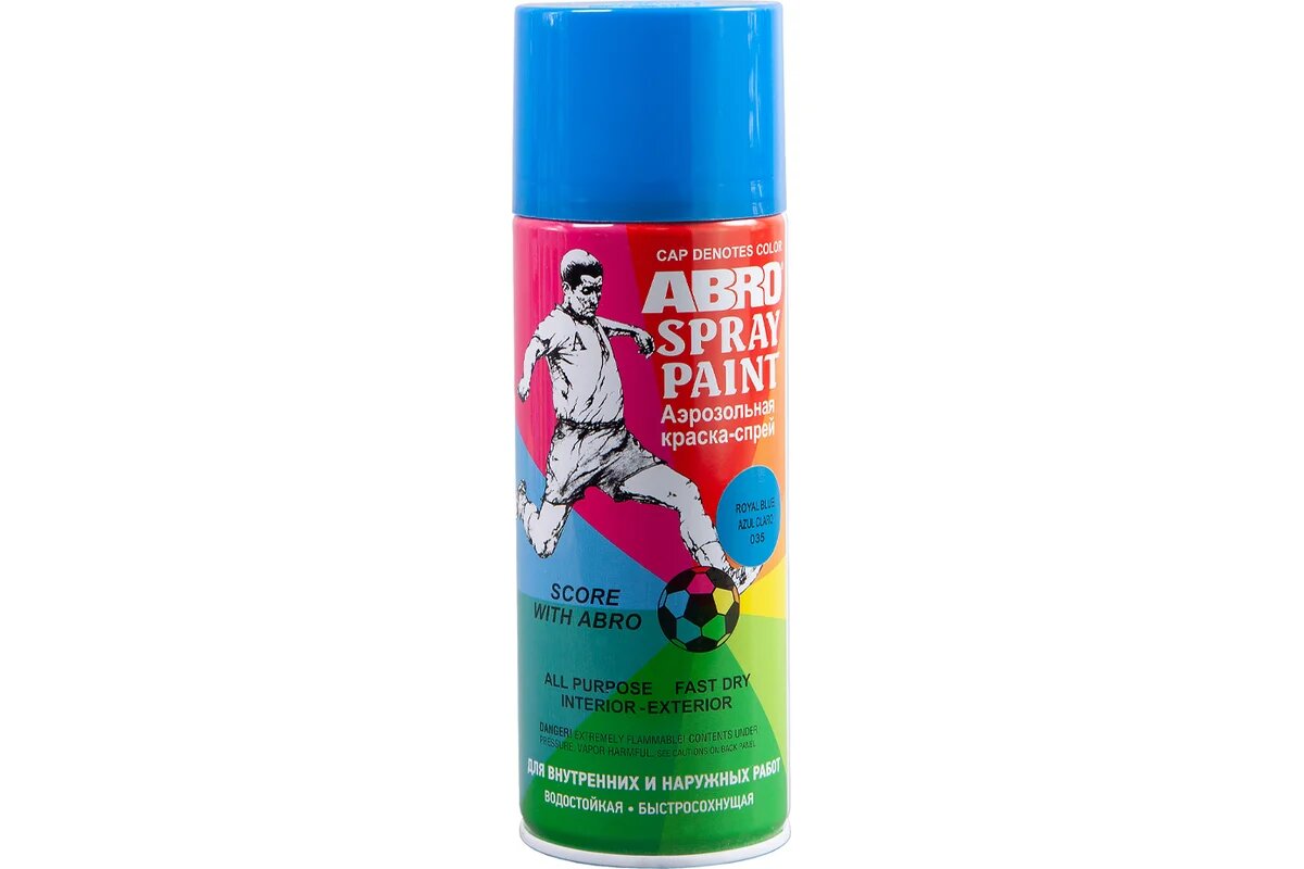 ABRO Краска-спрей MASTERS № 35 синяя 400 мл, шт SP-035