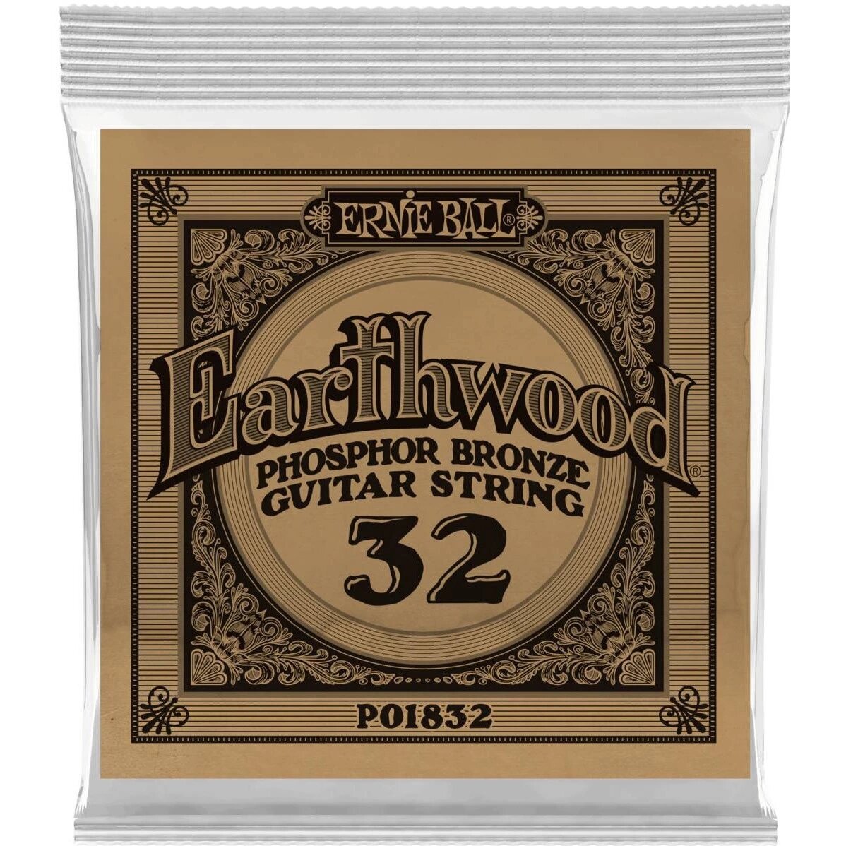 Струна для акустической гитары .032 Ernie Ball 1832