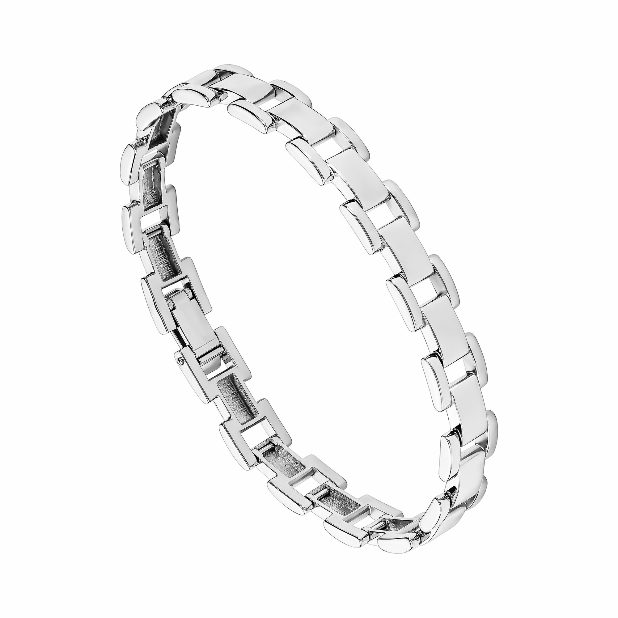 Браслет, серебро, 925 проба, родирование