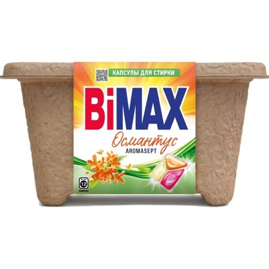 Капсулы для стирки Bimax Османтус, 12 шт