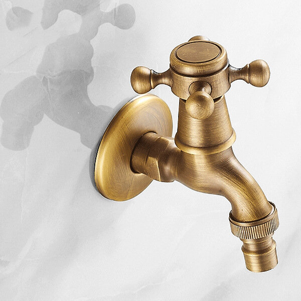 Смеситель на кухню, ванную MyPads механический в ретро силе бронзового цвета