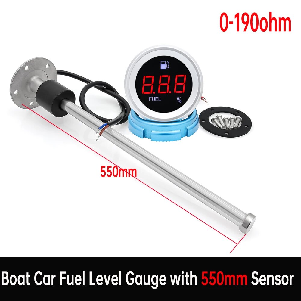 Автомобильный цифровой датчик уровня топлива 0-190 Ом + датчик уровня топлива 100 With 550MM Sensor