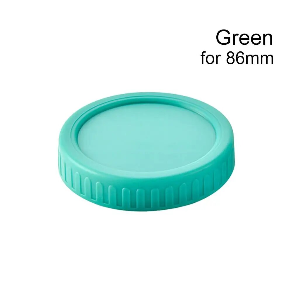 Герметичные крышки для банок Мейсон silicone 70 мм Зеленый, green 86mm