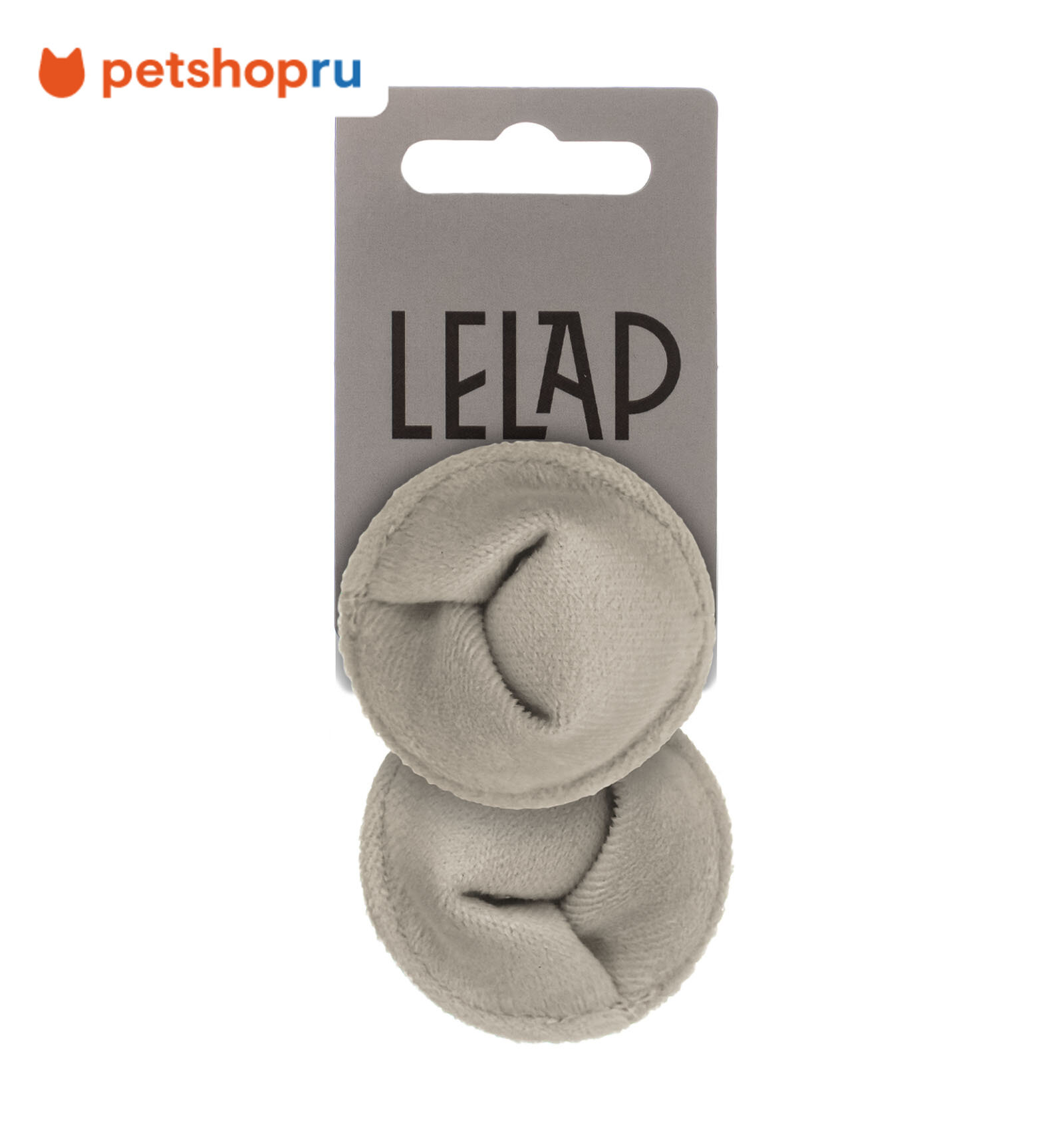 Lelap игрушки Игрушка для кошек с кошачьей мятой Тортеллини 4х4 см, 2 шт