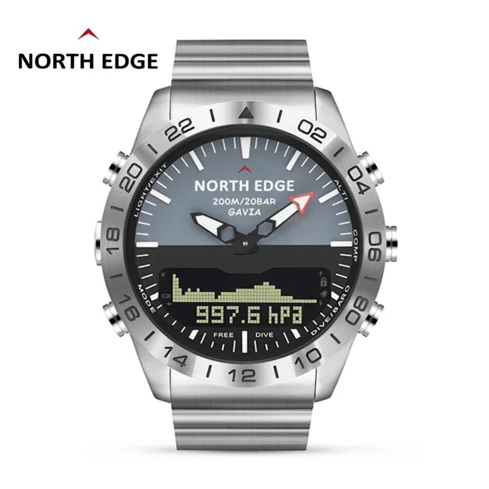 NORTH EDGE GAVIA Business Smart Watch Альтиметр Компас Спортивные Цифровые Часы Водонепроницаемые Умные Часы