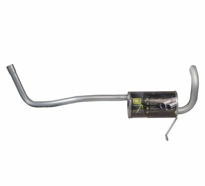 Глушитель (задняя часть) Renault Megane (02-) 1.4i/1.6i 16V осн. (нерж. алюм. сталь)