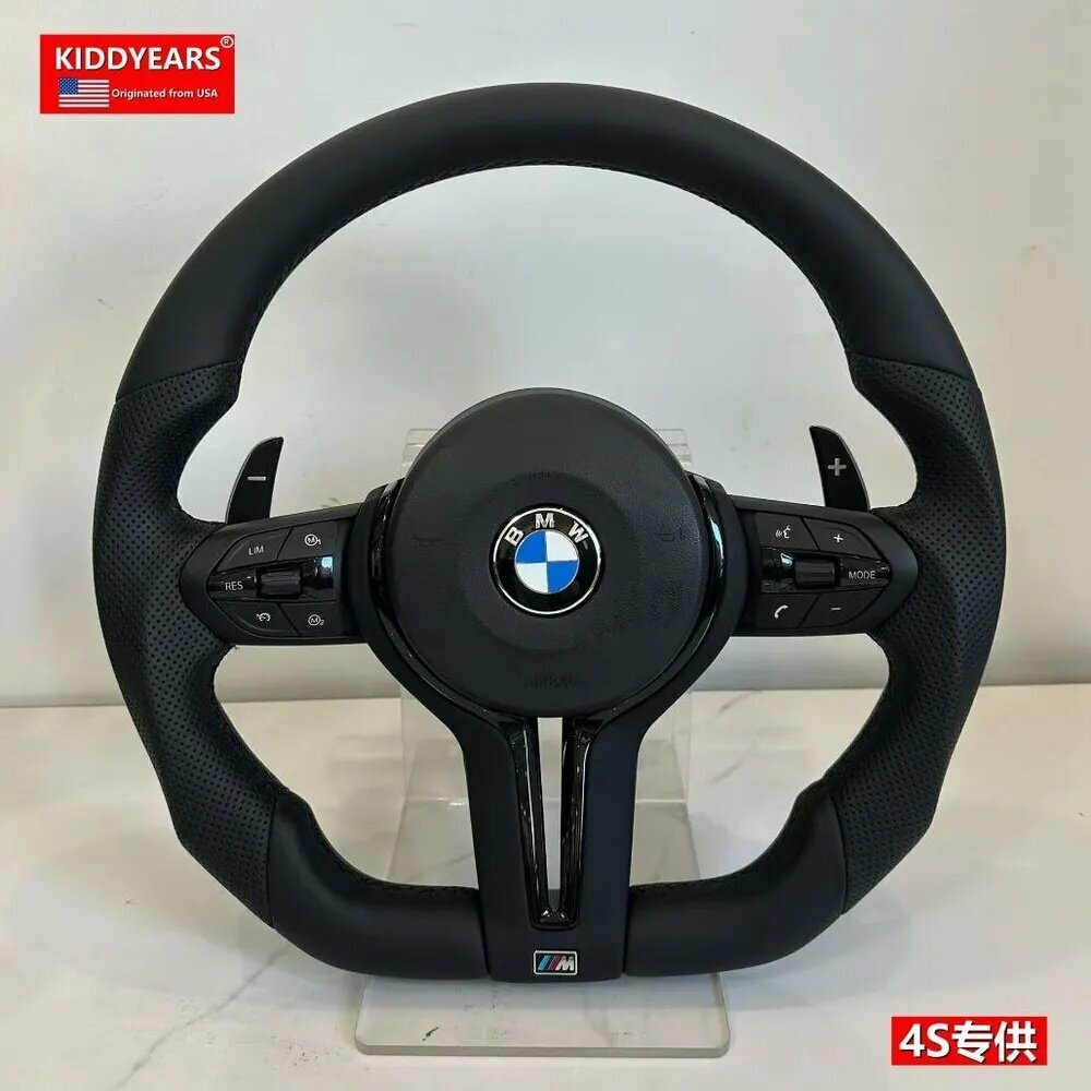 Подходит для BMW 3 серии 525 530 X1 X3 X5 X6 E90 E70 F10 F30 рулевое колесо из углеродного волокна в сборе