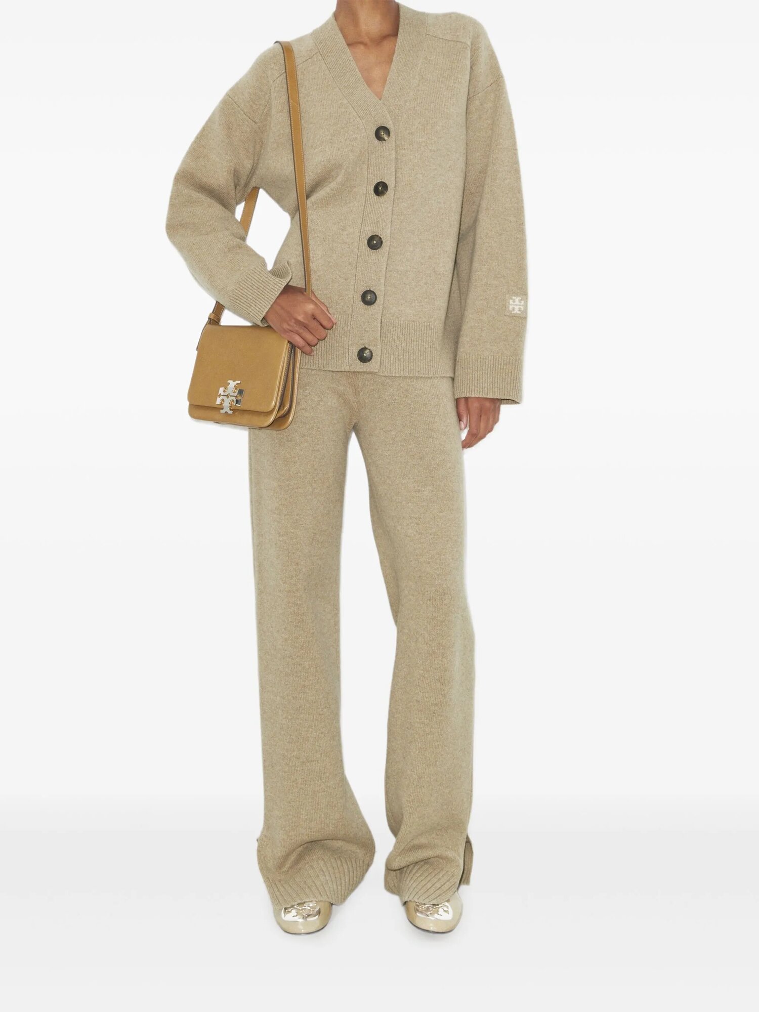 Кардиган Tory Burch Button cardigan, размер S, разноцветный — фото 1