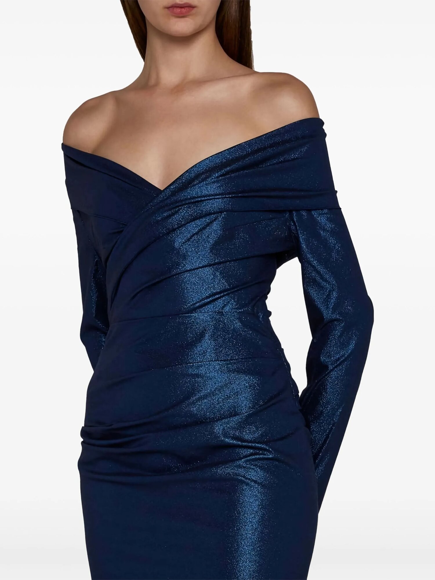 Платье Talbot Runhof Strapless dress, размер 40, blue — фото 1