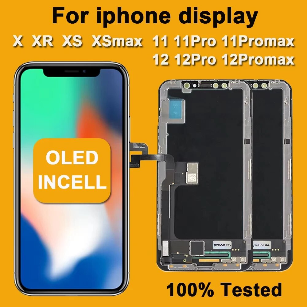 AAA +++ OLED для iPhone X XR Max XS ЖК-дисплей Incell для iphone 11 12 13 Pro Max 13 12-12 Pro--OLED