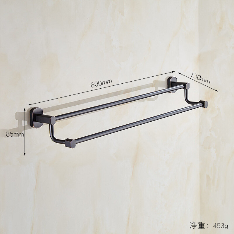 Горячая продажа ванной полки для полотенец, полностью медный набор, хромированная полка для хранения, настенная вешалка для полотенец в ванной
