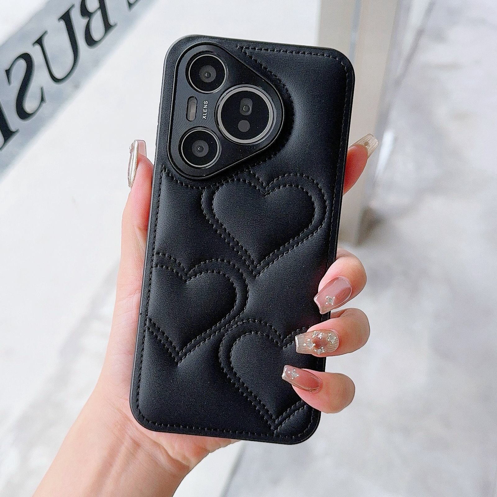 Чехол для Huawei Pura 70 (Хуавей Пура 70) противоударная накладка с защитой камеры