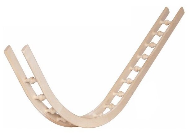 Балюстрада мебельная, угловая, из берёзы, R 240 мм (315 мм 600 мм) (балясина 37 мм). Высота изделия 53 мм.