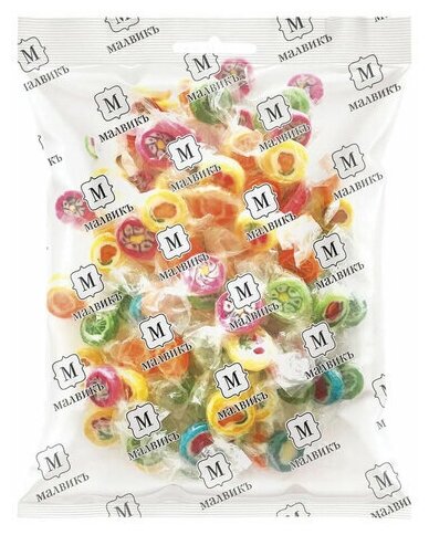 Карамель леденцовая акварельки мини, ассорти, карамель ручной работы, 1 кг