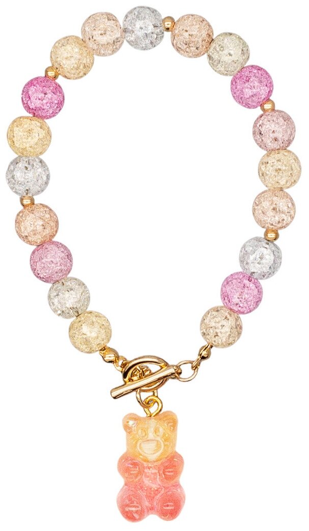 Браслет, эпоксидная смола, кварц