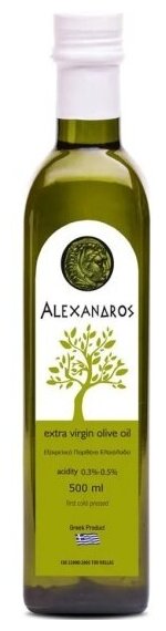 Масло оливковое Alexandros EV, 500мл, стекло