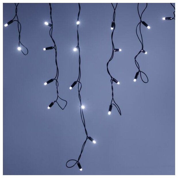 Светодиодная гирлянда ARD-EDGE-PRO-4000x600-BLACK-128LED-STD WHITE (230V, 8W) (Ardecoled, IP65) 026023