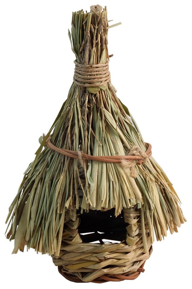 Гнездо для птиц Triol PT6705 с мелкой соломенной крышей (1 шт)