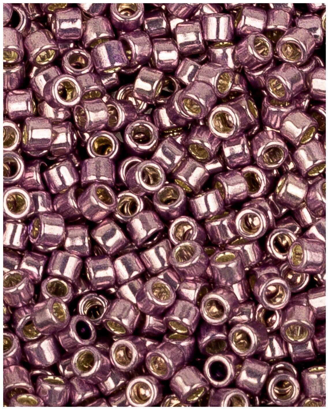 Японский бисер Toho Treasures, цилиндрический, размер 11/0, цвет: Гальванизированный лиловый (554), 5 грамм