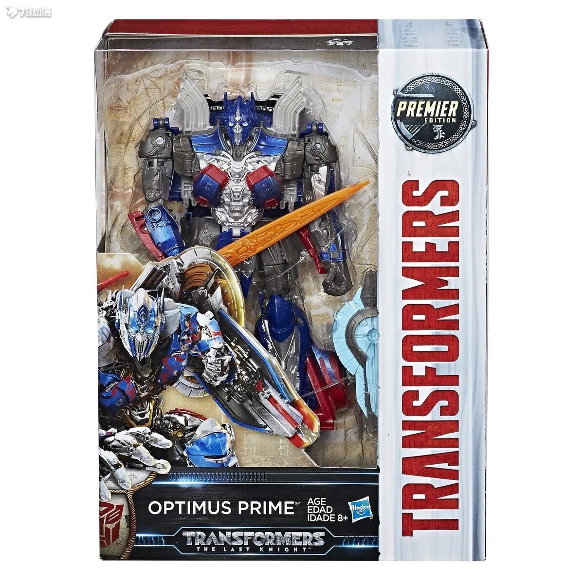 Фигурки-трансформеры Hasbro Transformers The Last Knight Voyager Class Синий, Optimus Prime