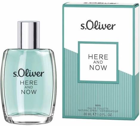 S.OLIVER Here And Nowтуалетная вода мужская edt 30 ml / Парфюм мужской Оливер духи фужерные