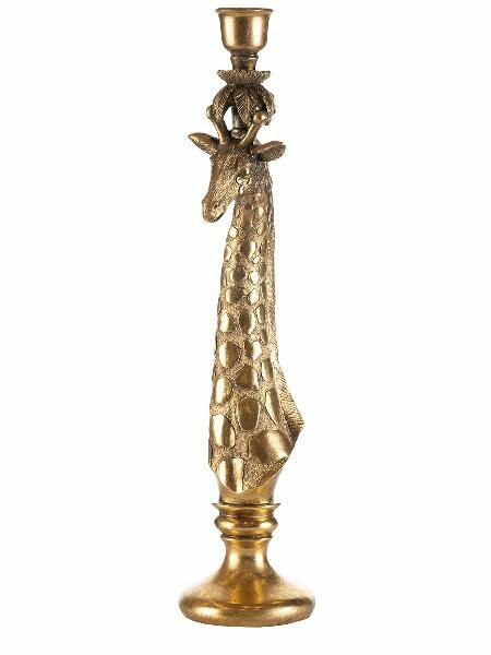14733 Подсвечник с головой жирафа 10.5*10.5*44.3cm