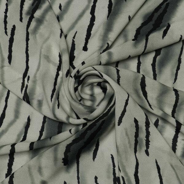 Вискоза 100%, бежевый принт, Италия