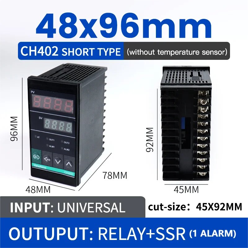 Терморегулятор цифровой VaneAims CH402 с 1 alarm