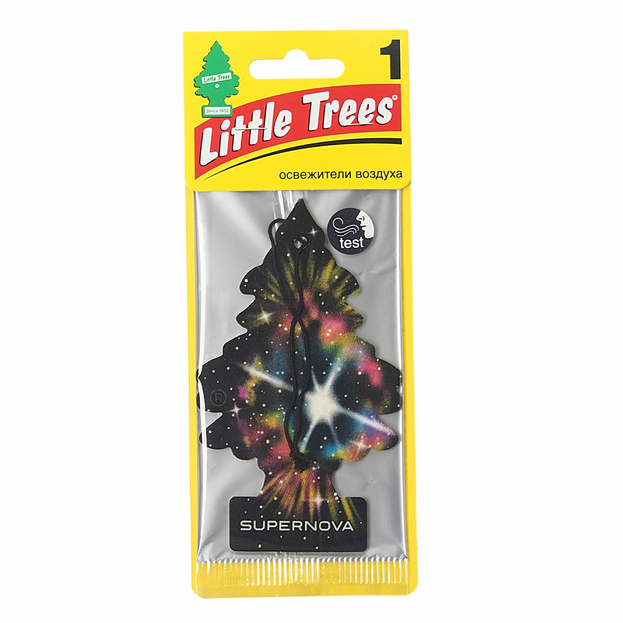 Ароматизатор воздуха CF-17303 елочка (звездопад) пластинка CAR FRESHNER