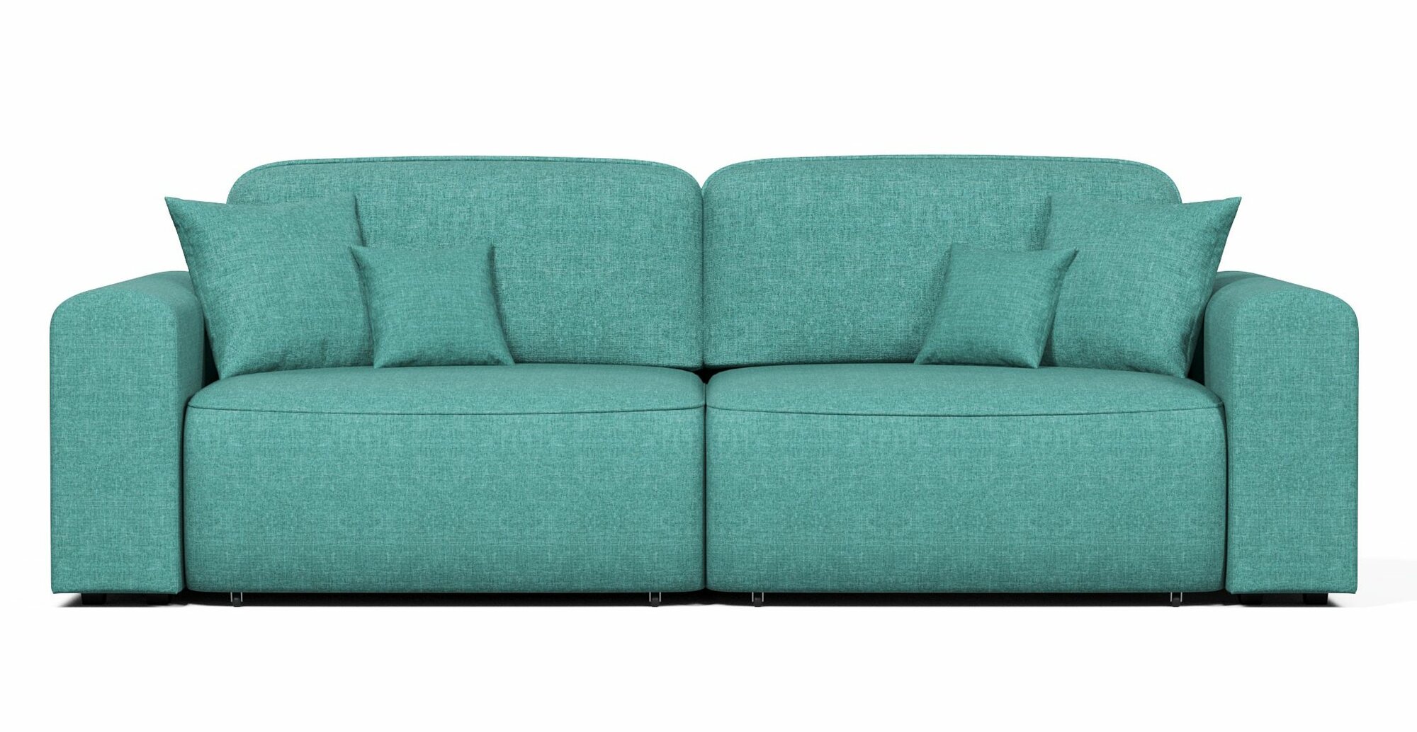 Диван-кровать King, 250х115х82 см, механизм Еврокнижка, прямой диван раскладной, с ящиком для белья