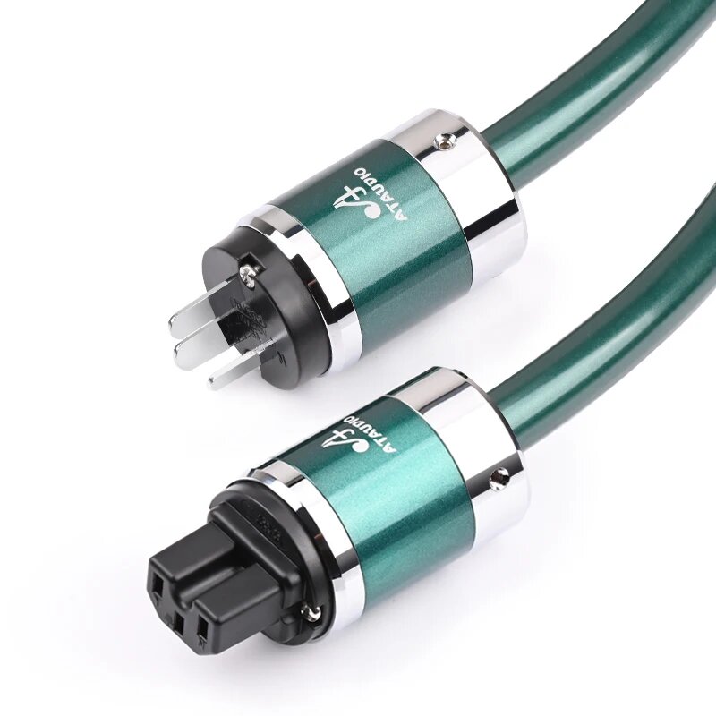 Hi-Fi медный кабель питания OCC ATAUDIO для декодера и усилителя AU POWER CABLE, 1 м