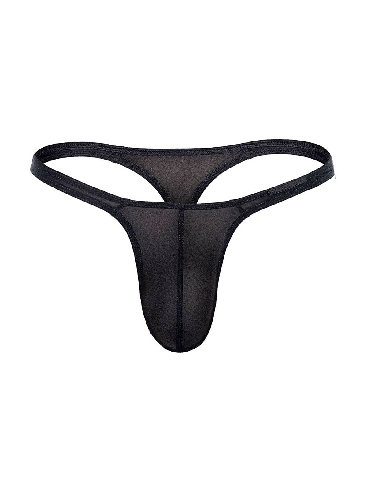 Трусы-стринги "M101 - Tower String Black" / Manstore / Черный / Размер 2XL