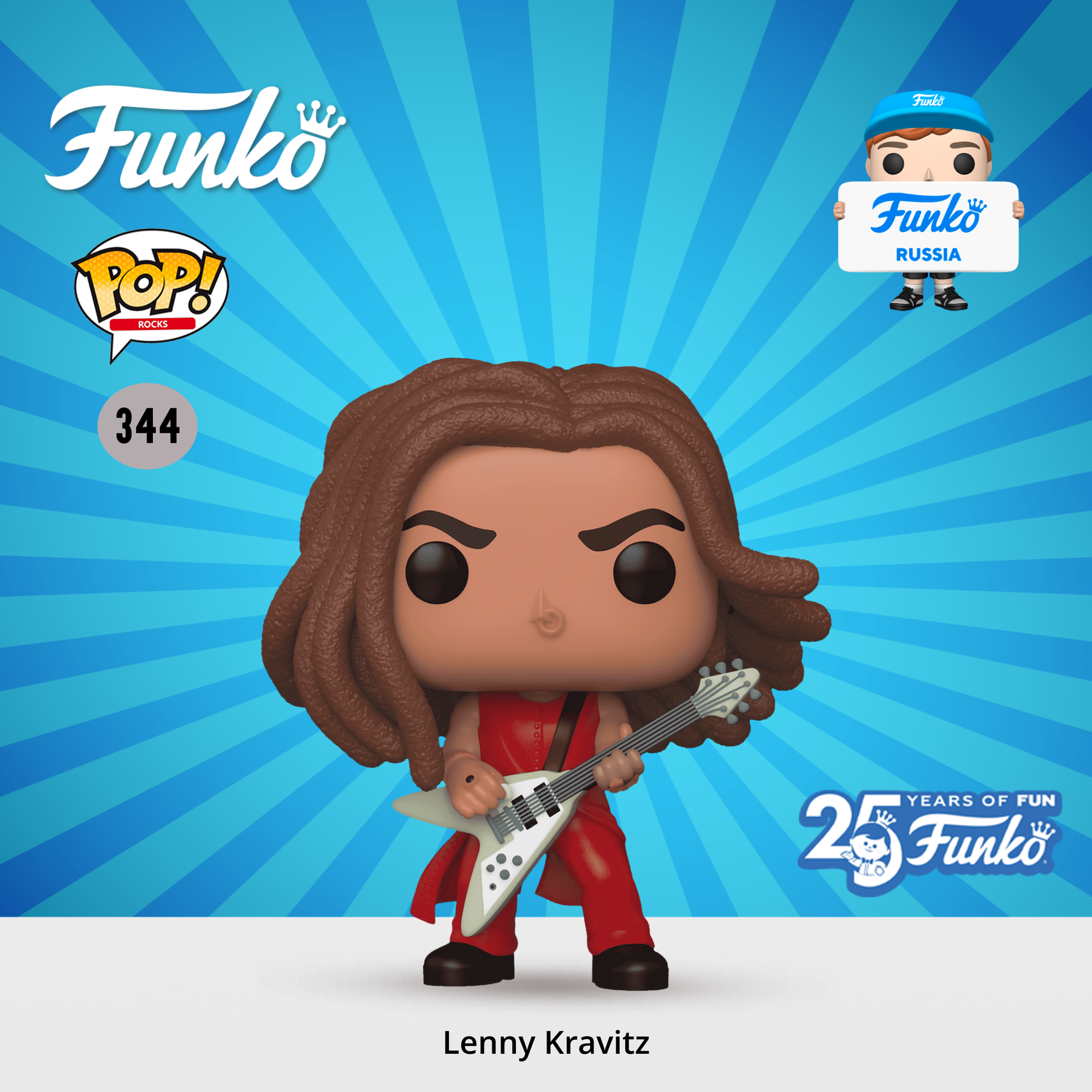 Фигурка Funko POP! Rocks Lenny Kravitz Lenny Kravitz (344) 72566