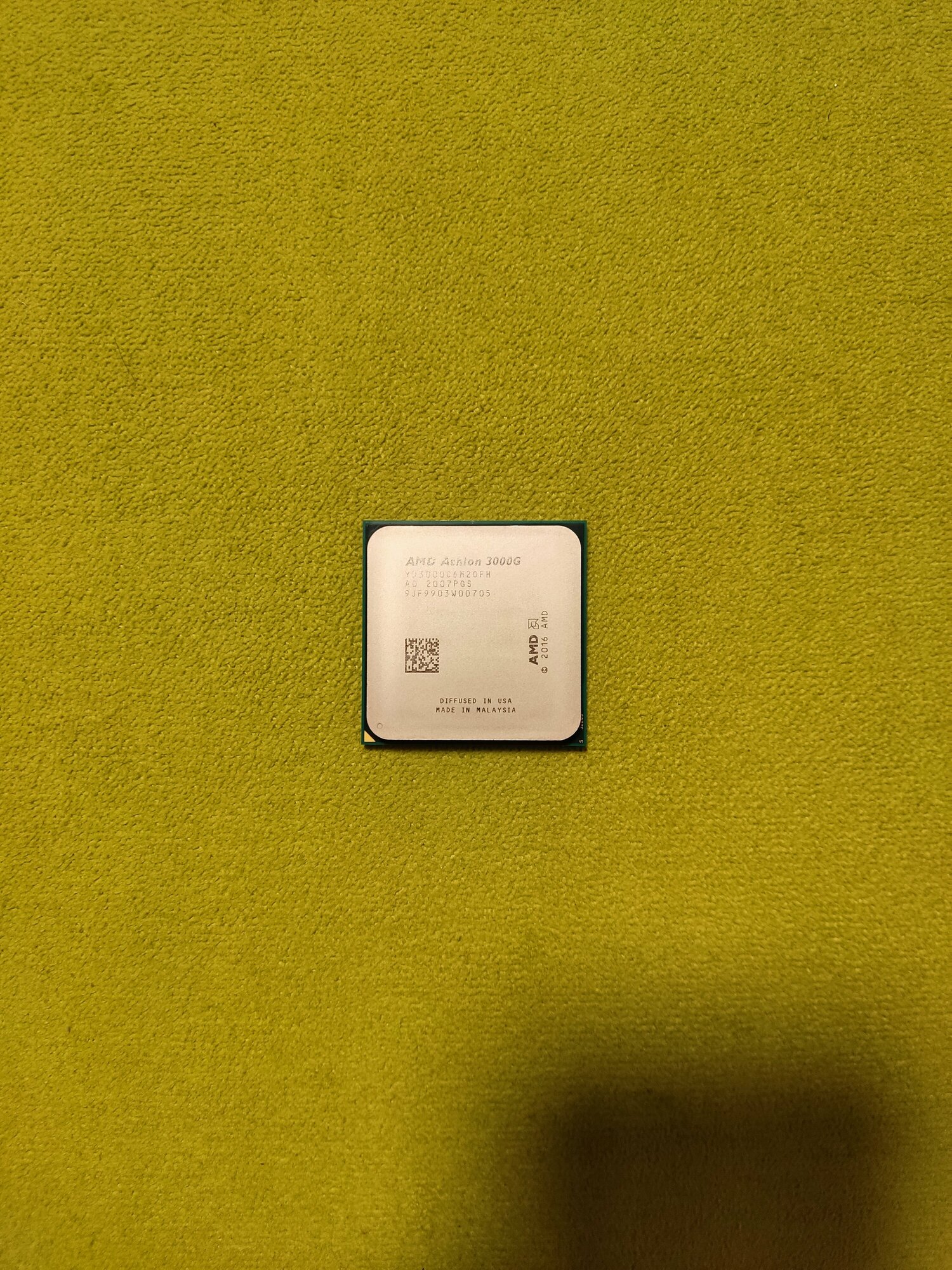 Процессор AMD Athlon 3000G AM4, 2 x 3500 МГц, OEM