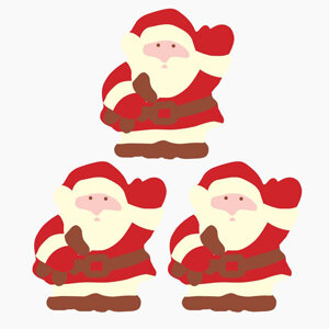 Форма-лист для декора блистершок ДЕД мороз для шоколадных фигурок Pavoni / для тортов и десертов /Пластиковая форма для шоколадного декора / Товары для кондитеров