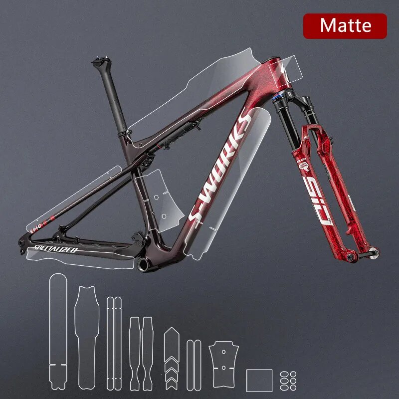 READU защитная пленка для рамы велосипеда TPU MTB matte