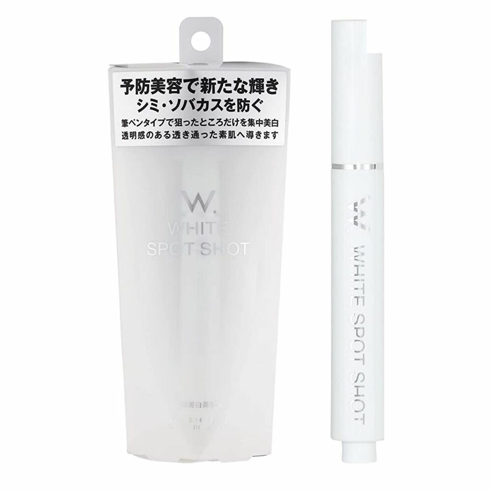 KOR JAPAN Сыворотка для лица W. White Spot Shot отбеливающая лечебная от пигментации 4 мл
