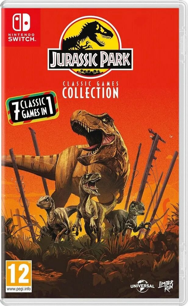 Игра Jurassic Park Classic Games Collection (Limited Run) (Nintendo Switch, Английская версия)
